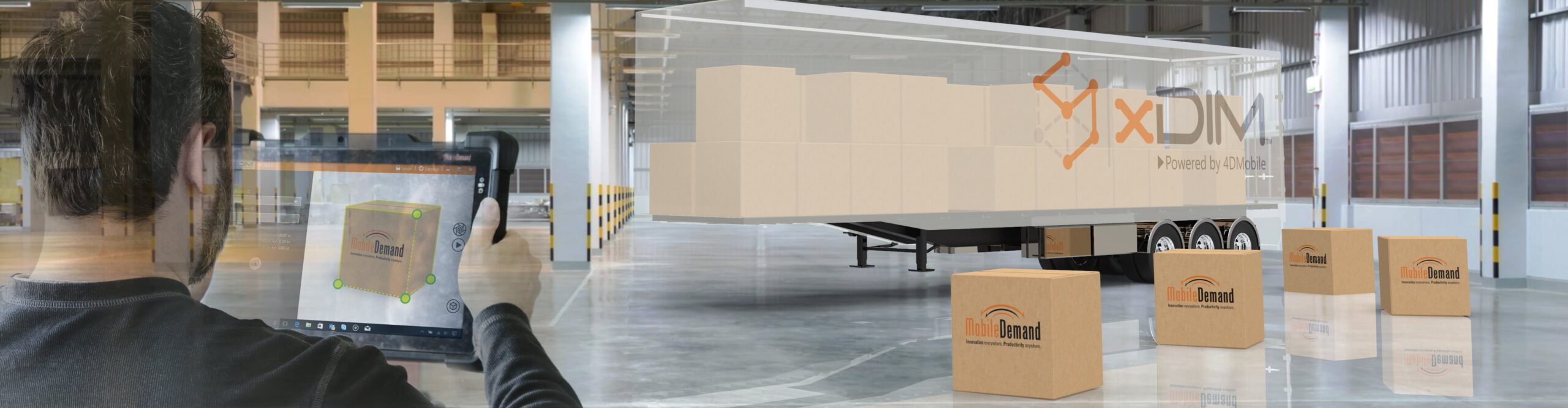 xDIM™ Mobile Dimensioning | Weighted Dimensioning - 4D Mobile